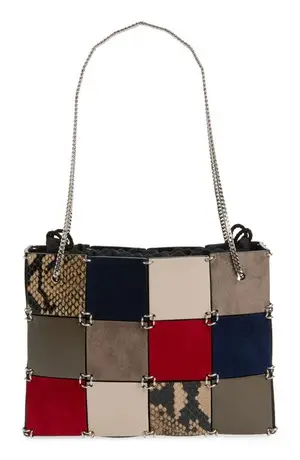 Khaite Mini Emma Patchwork Tote
