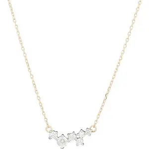 Adina Reyter Scattered Diamond Pendant Necklace - 14k Yellow Gold