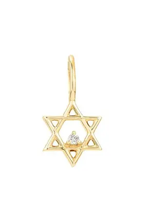 Adina Reyter Diamond Star Of David Pendant - 9k Yellow Gold