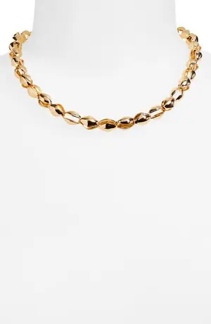 OPEN EDIT Clamshell Link Chain Necklace