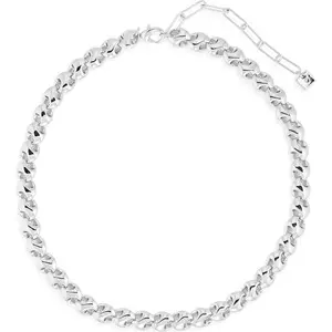 OPEN EDIT Interlocked Link Necklace - Silver