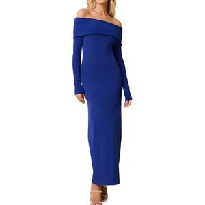 Solid & Striped The Sabrina Knit Maxi Dress - Twilight