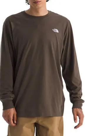 The North Face Evolutions Long Sleeve T-shirt Smokey Brown