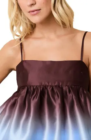 Solid & Striped The Yarden Babydoll Camisole - Twilight/raisin Brown