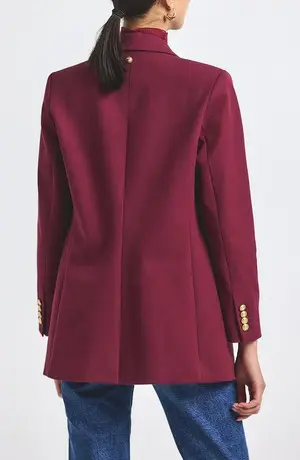 Derek Lam 10 Crosby Walter Double-breasted Jacket - Bordeaux