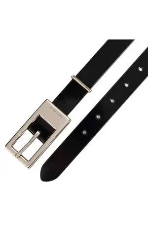 Cole Haan Elongated Buckle Leather Belt
