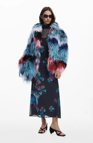 Desigual Faux Fur Jacket