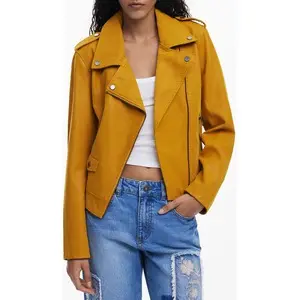 Desigual Notched Lapel Jackets For Women