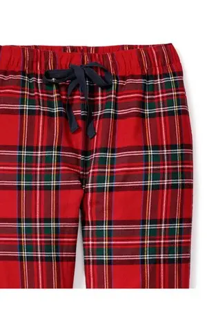 PETITE PLUME Imperial Tartan Pajama Pants - Red