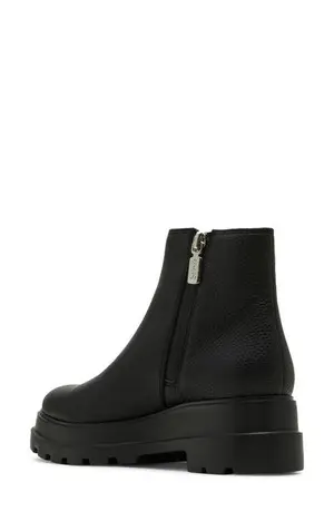 Blondo Jolie Waterproof Platform Bootie - Black Leat