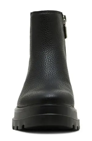 Blondo Jolie Waterproof Platform Bootie - Black Leat