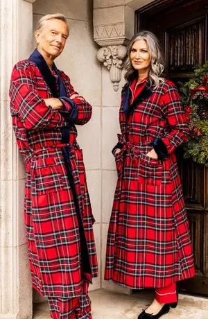 PETITE PLUME Imperial Tartan Robe