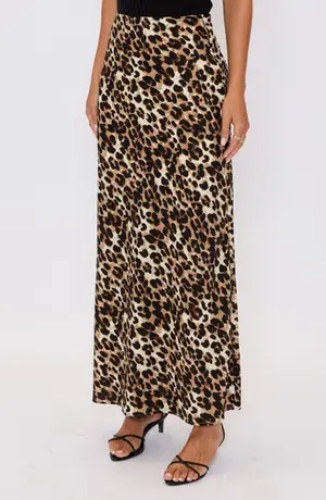 VICI Printed Maxi Skirt