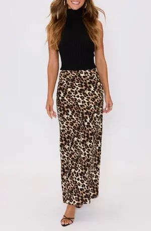 VICI Printed Maxi Skirt