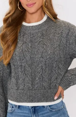 VICI Isla Cable Knit Sweater