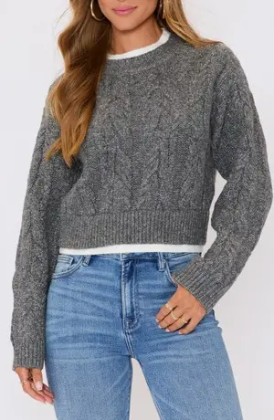 VICI Isla Cable Knit Sweater