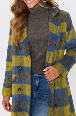 VICI Marlowe Plaid Coat