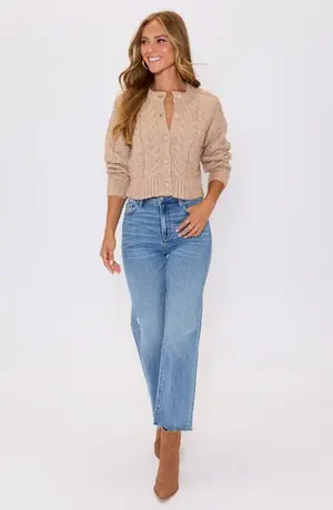 VICI Harper Cable Knit Cardigan
