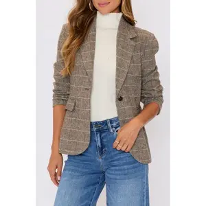 VICI Elodie Plaid Blazer