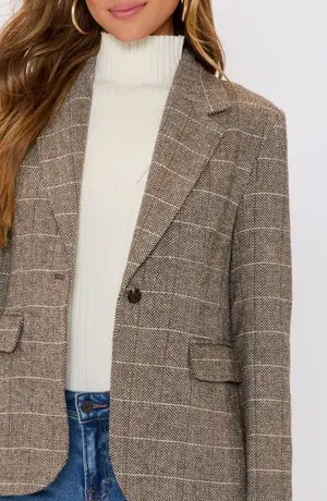 VICI Elodie Plaid Blazer