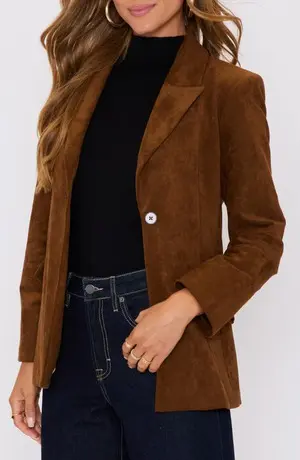 VICI Maeve Faux Suede Blazer