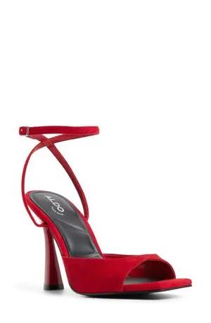Aldo Valentyna Ankle Strap Sandal - Medium Red
