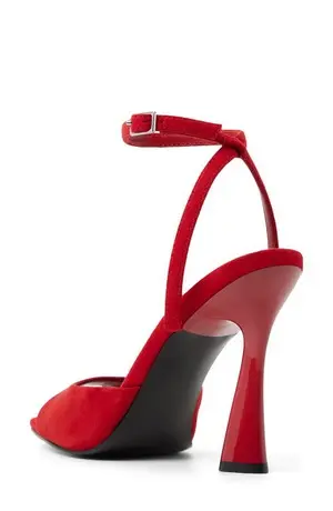 Aldo Valentyna Ankle Strap Sandal - Medium Red