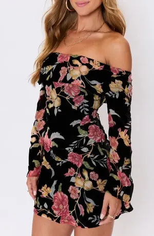VICI Floral Off-the-shoulder Top