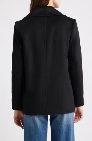 Ralph Lauren Wool Double-breasted Jacket - Black