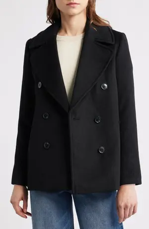 Ralph Lauren Wool Double-breasted Jacket - Black