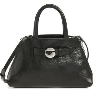 Coperni Mini Data Leather Top Handle Bag - Blk Black
