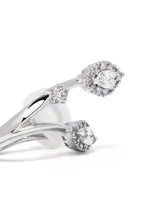 Yeprem 18kt White Gold Diamond Ear Cuff