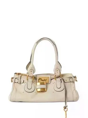 Chloé Paddington Leather Bag Neutrals