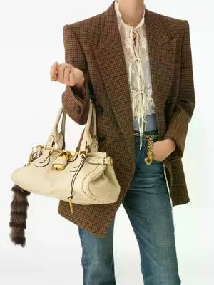 Chloé Paddington Leather Bag - Neutrals