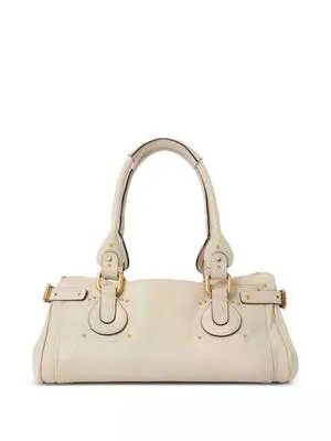 Chloé Paddington Leather Bag - Neutrals