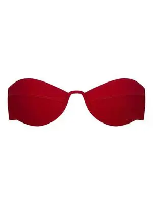 TROPIC OF C Mariel Strapless Bikini Top - Red