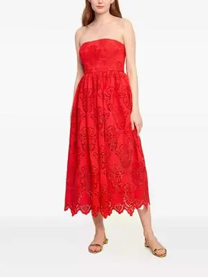 Cara Cara Torres Strapless Midi Dress