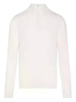 BARBA NAPOLI Zip-neck Cashmere Sweater