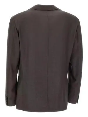 Corneliani Textured Narrow-lapels Blazer