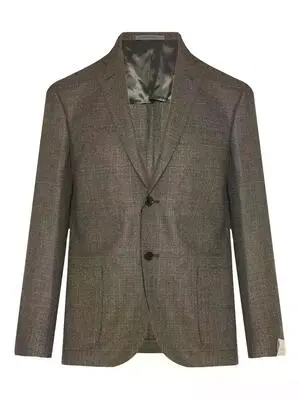 Corneliani Single-breasted Blazer - Brown
