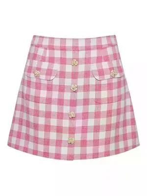 Cara Cara Faye Gingham Mini Skirt