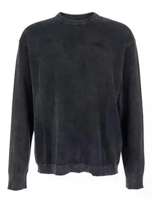 DIESEL® Acid-wash Crew-neck Sweatshirt - Grey
