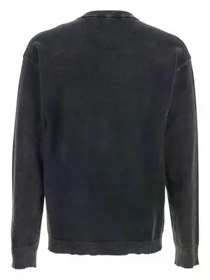 DIESEL® Acid-wash Crew-neck Sweatshirt - Grey