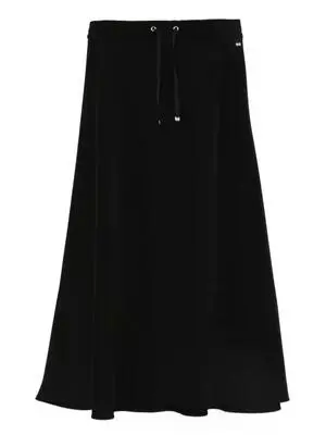 Herno Flared Midi Skirt - Black