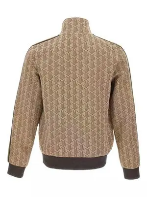 Lacoste Monogram Zip-up Sweatshirt