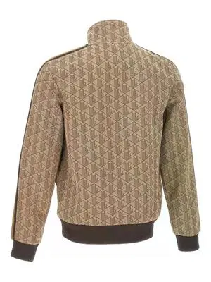 Lacoste Monogram Zip-up Sweatshirt