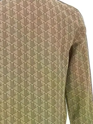 Lacoste Monogram Zip-up Sweatshirt