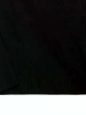 Belstaff Ribbed-knit Half-zip Sweater - Black