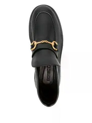 POMME D´OR Horsebit Leather Ankle Boots