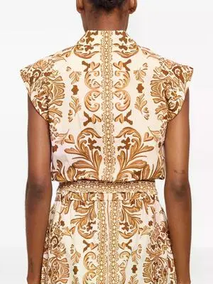 Cara Cara Octavia Printed Top - Neutrals